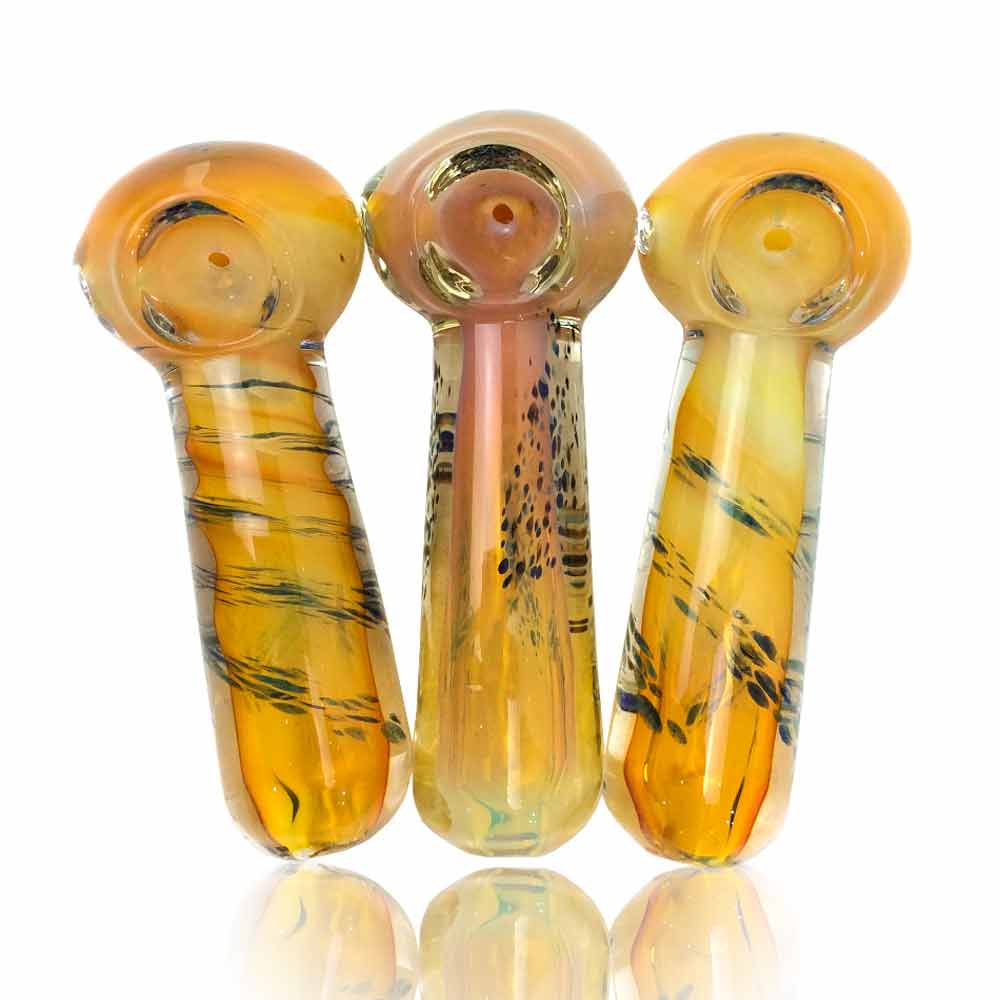 4 INCH CLEAR AND FUMED THICK HAND PIPE | SMOKECITY – SC INC.