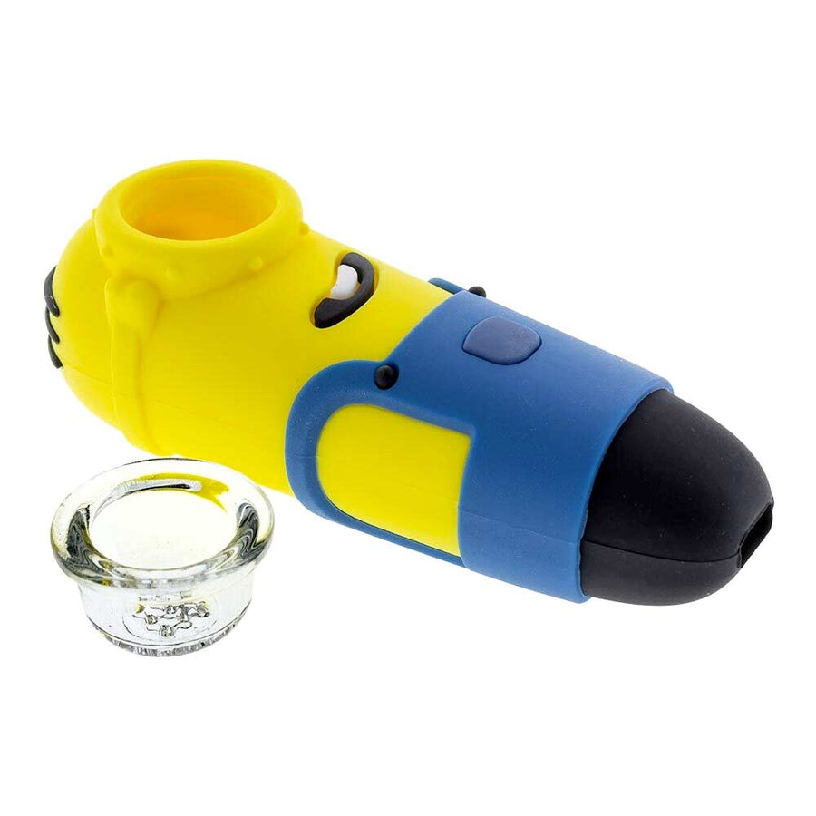 MINION SILICONE HAND PIPE - 4" | Smoke City – SC INC.