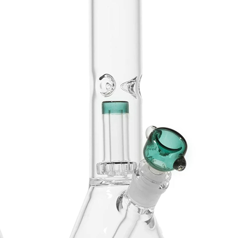 Encore Glass Beaker Bong with Showerhead 15" | SMOKE CITY – SC INC.