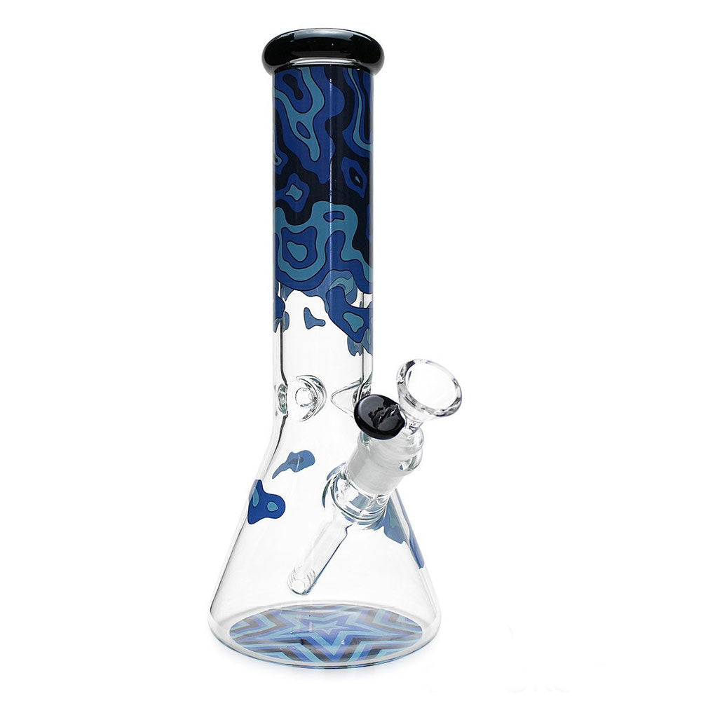 Famous Brandz Glass Beaker Ice Bong | Fabric | SMOKE CITY – SC INC.