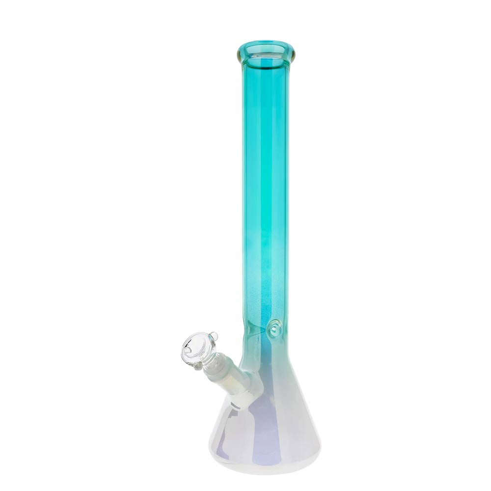 Holographic Rainbow Glass Bong Beaker | SMOKE CITY – SC INC.
