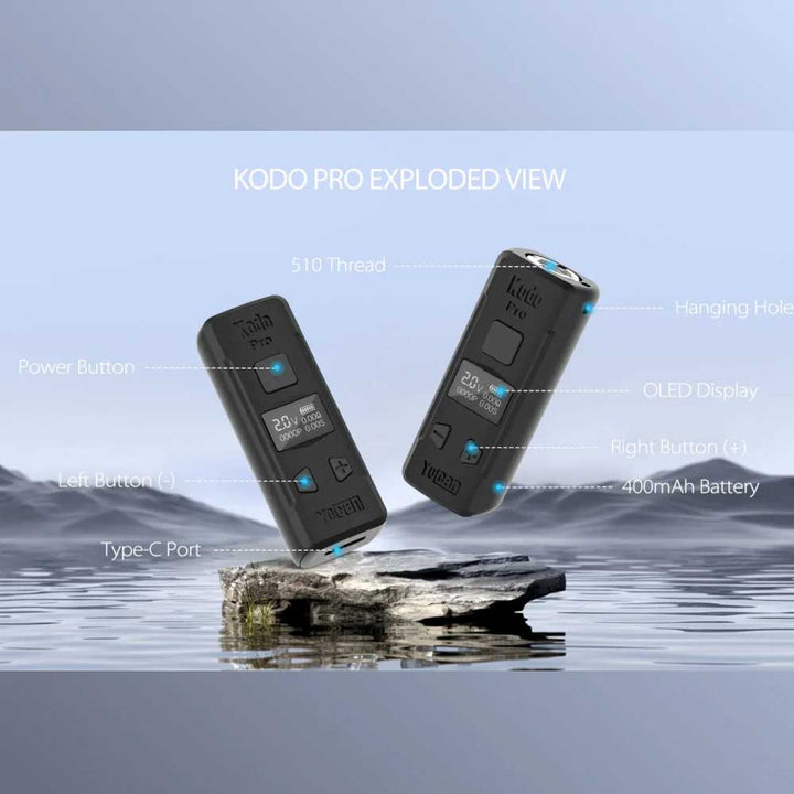 Yocan Kodo Pro Cart Battery - SMOKE CITY – SC INC.